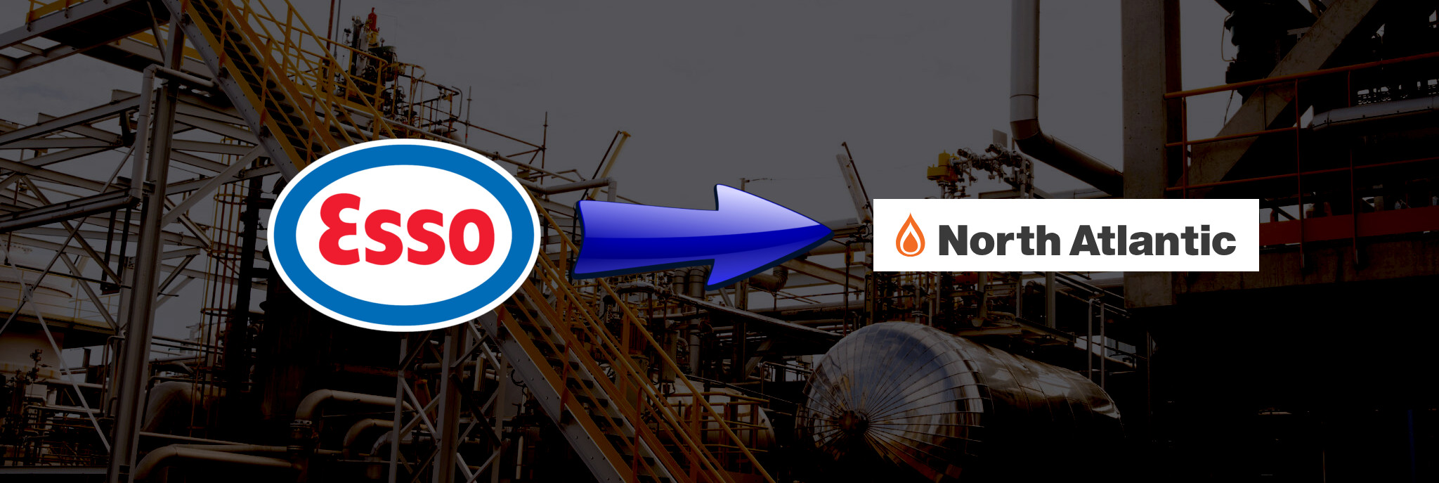 ESSO devient North Atlantic – 2025 – Musée de la STATION-SERVICE et de ...